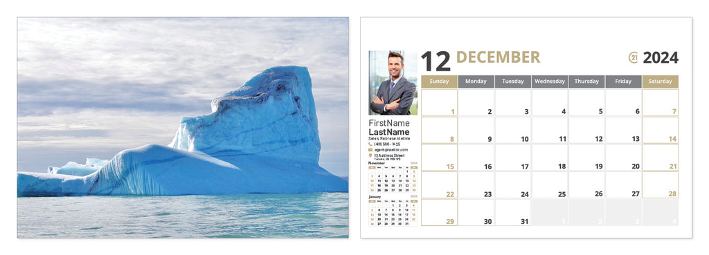 C21 Desktop Calendars - Canadian