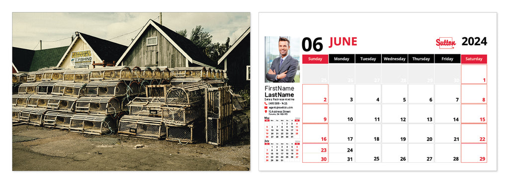 Sutton Desktop Calendars - Canadian