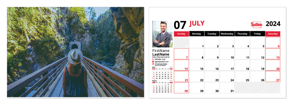 Sutton Desktop Calendars - Canadian