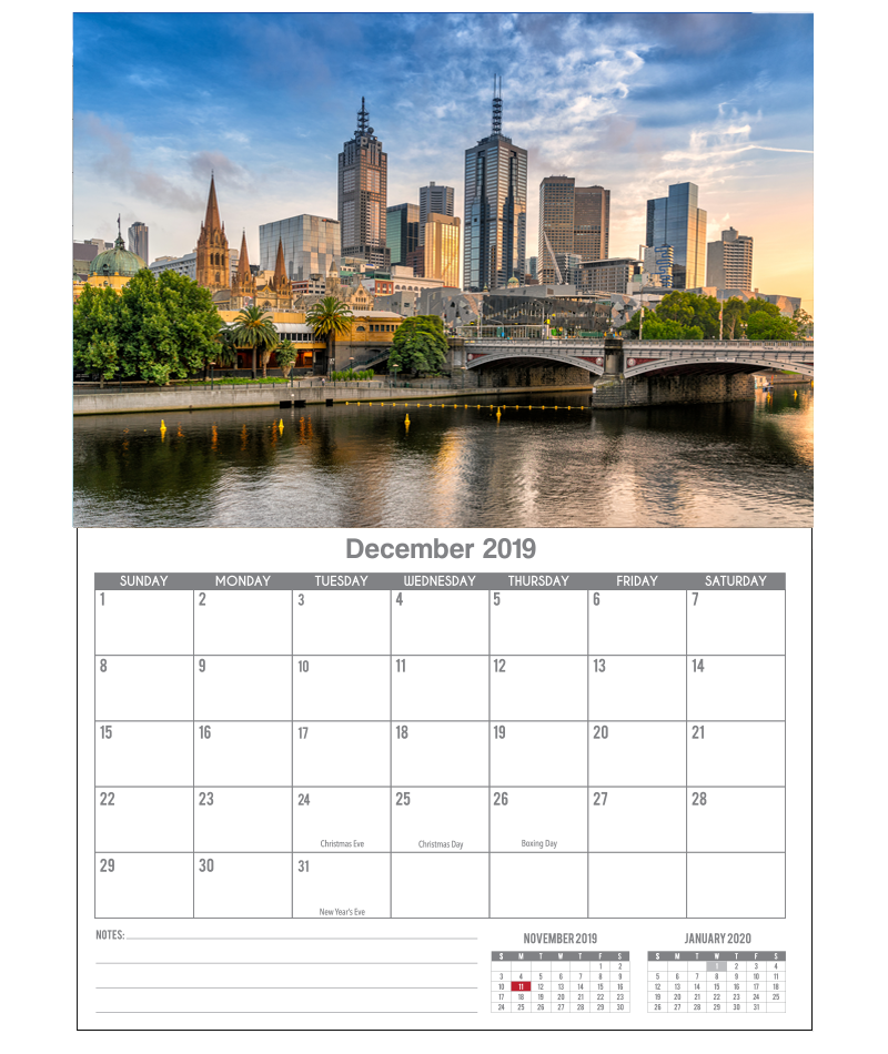 Wall Calendars - Beautiful Destinations