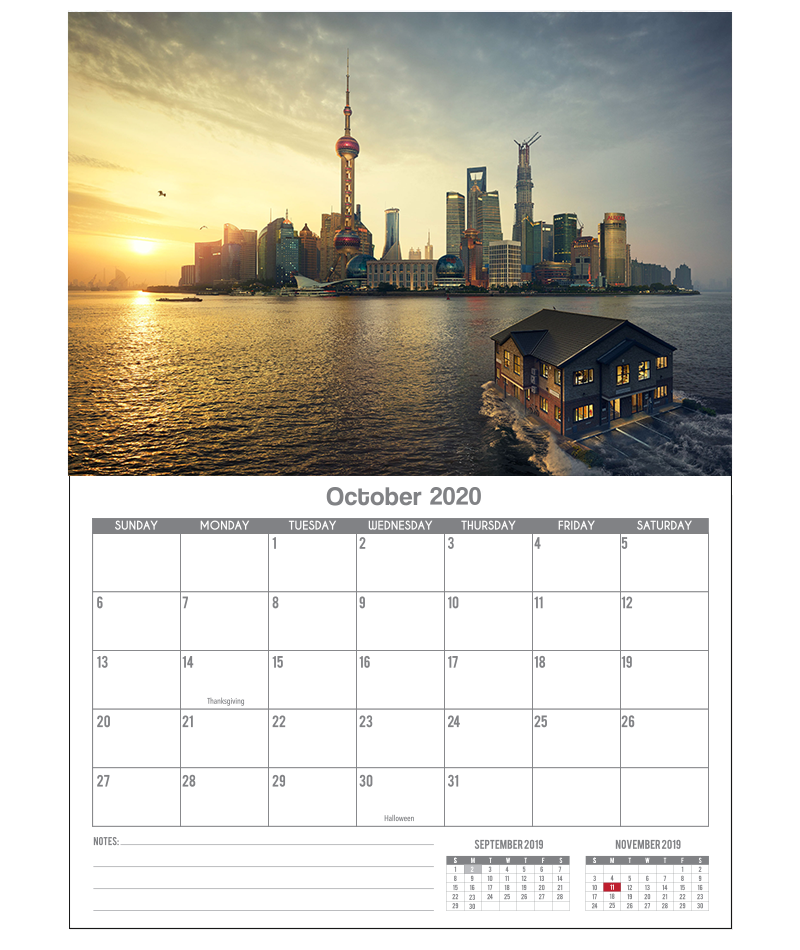 Wall Calendars - Beautiful Destinations